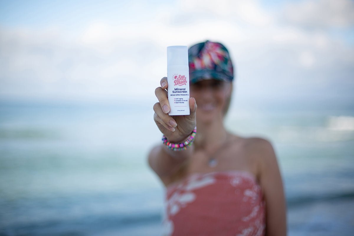 Sun Drunk Sunscreen SP33 - 100% mineral, fast absorbing and invisible